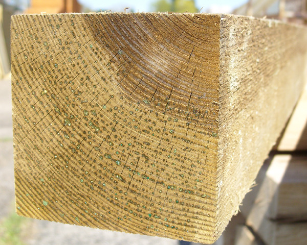 100mm x 100mm 3.0m Timber Post HC4 PT Green