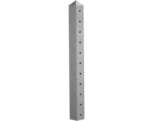 2.45m Concrete Universal Post for Wire Fencing