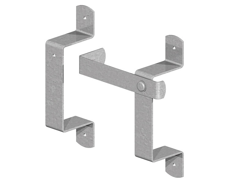 Slip Rail Bracket Pair Galvanised